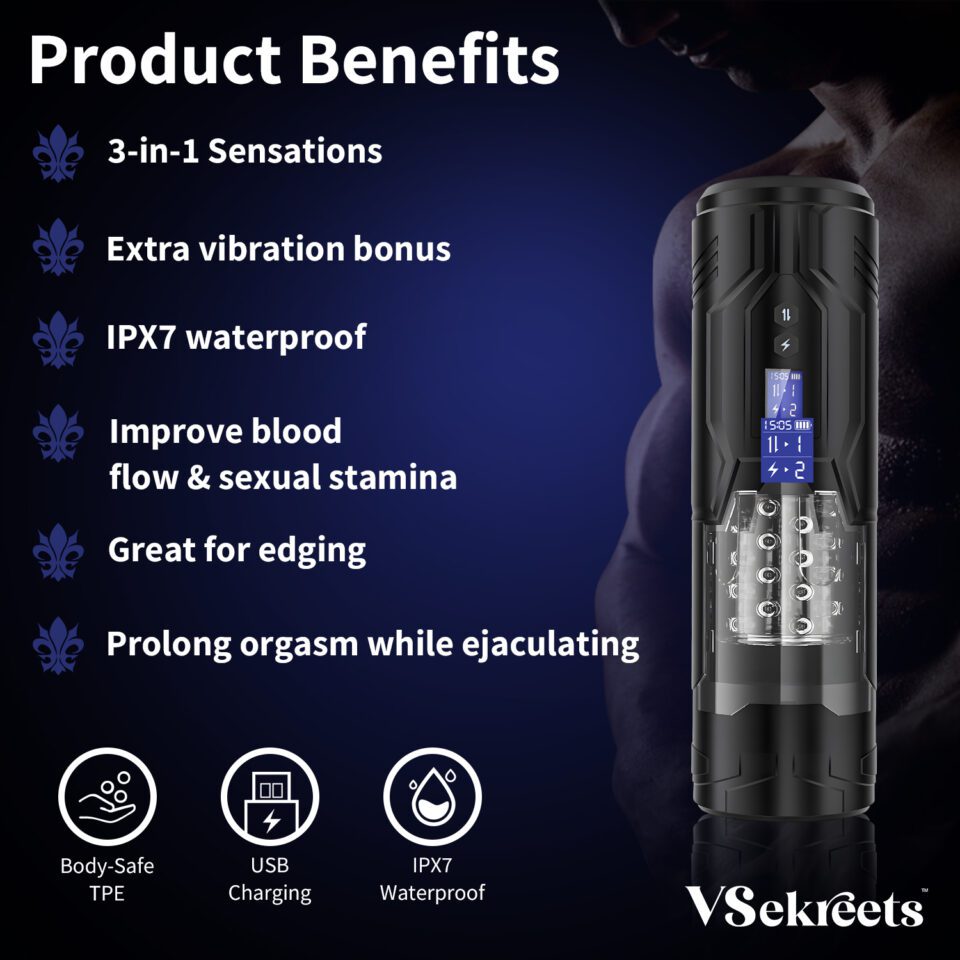 Auto Stroker | Automatic Rotating Male Masturbator | VSekreets